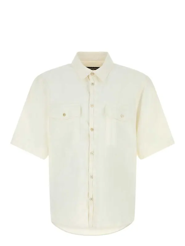 Dsquared2 Linen Button-front Shirt - White