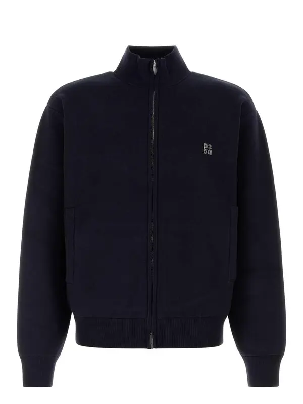Dsquared2 Knit Zip-up Cardigan - Blue