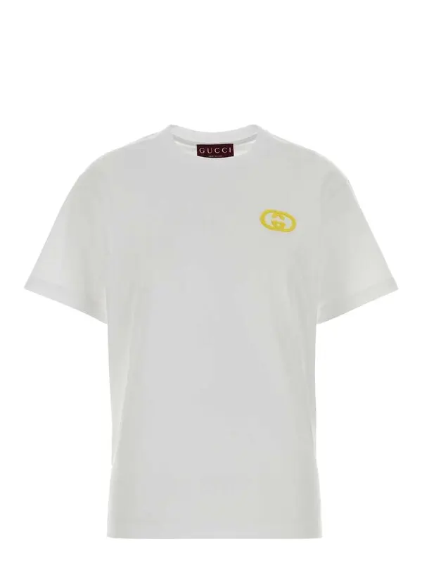 Gucci Cotton T-shirt With Logo Detail - White