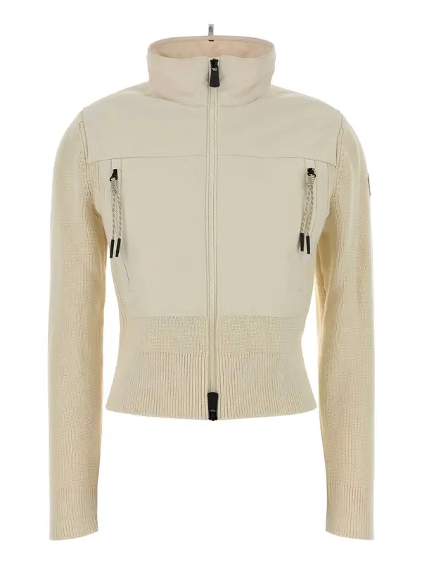 Moncler Zip-up Cotton Jacket - Yellow