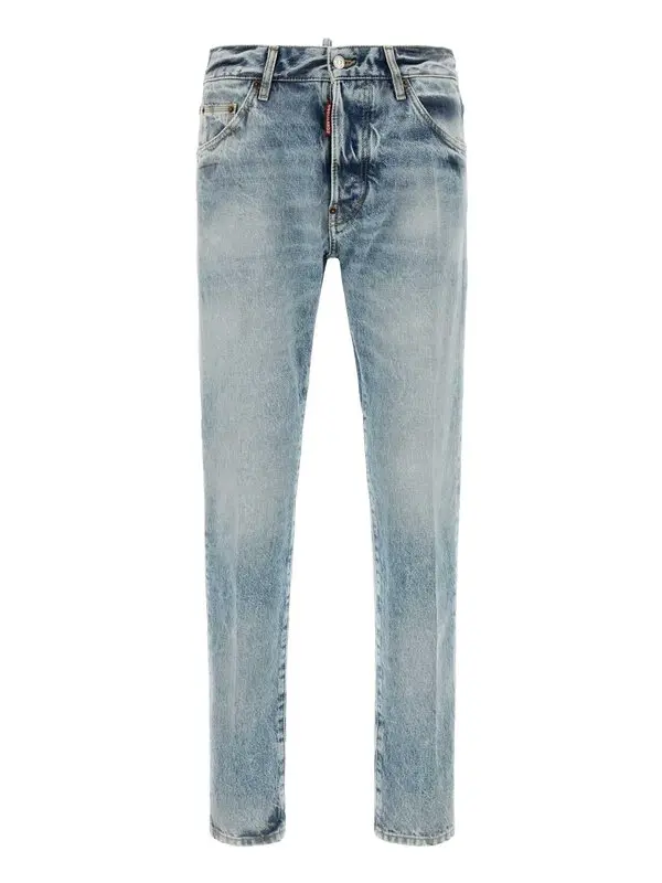 Dsquared2 Cotton Denim Jeans - Light Blue