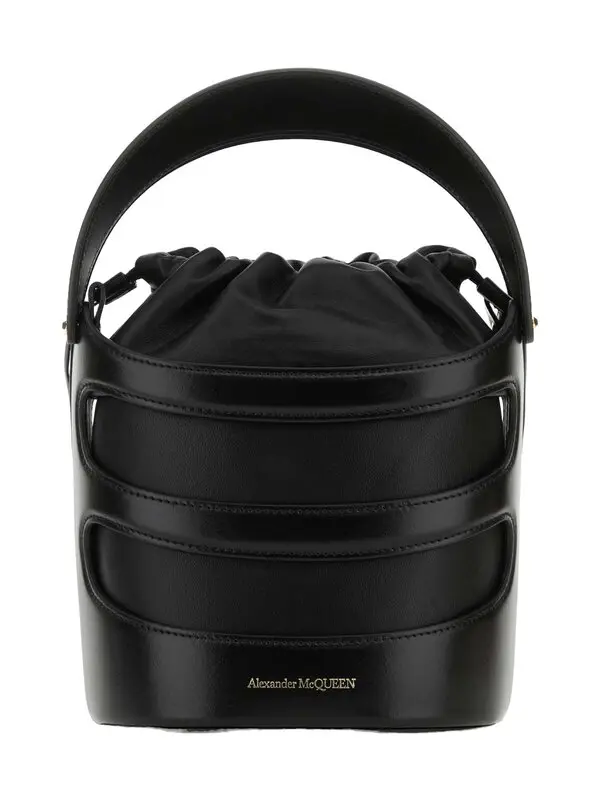 Alexander McQueen The Rise Bucket Handbag - Black