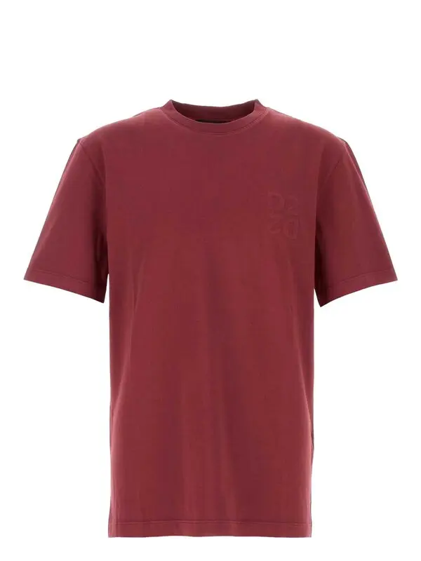 Dsquared2 Cotton T-shirt In Tyrian-inspired Tone - Purple