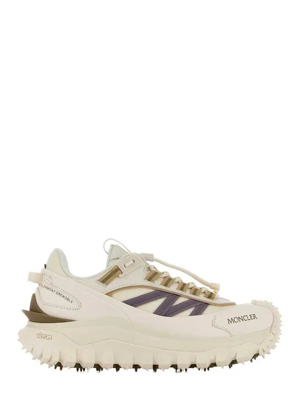 Moncler Trailgrip Fabric Sneaker - White
