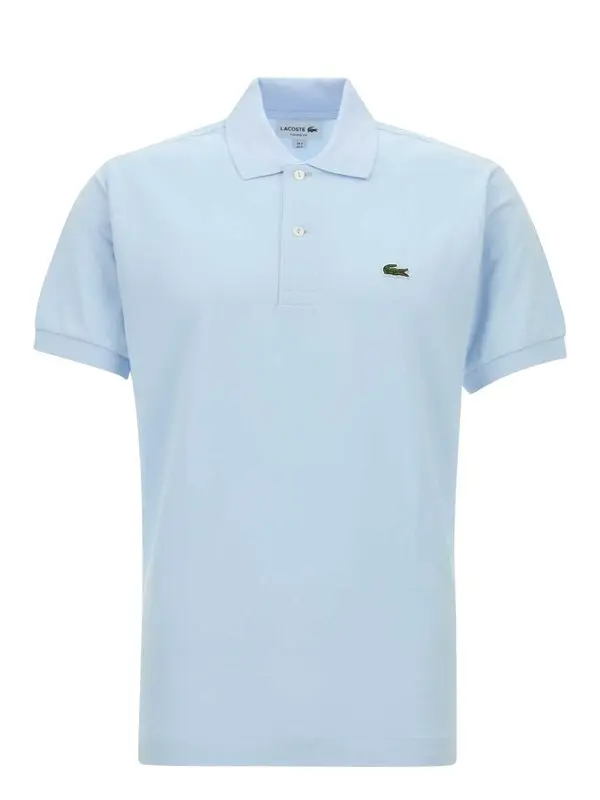 Lacoste Piqué Polo Shirt In Pastel - Light Blue