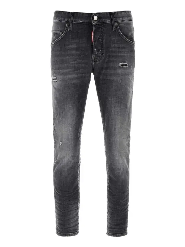 Dsquared2 Stretch Denim Skater Jeans - Grey