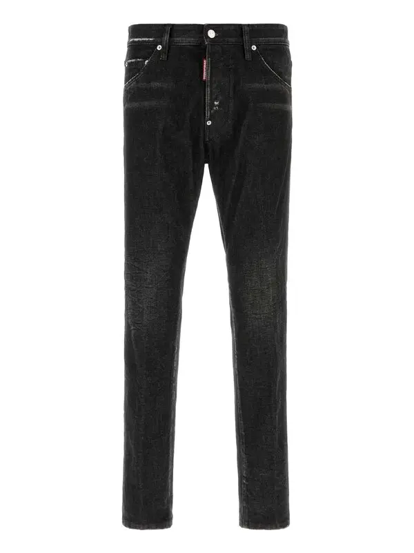 Dsquared2 Teddy Finish Denim Jeans - Black