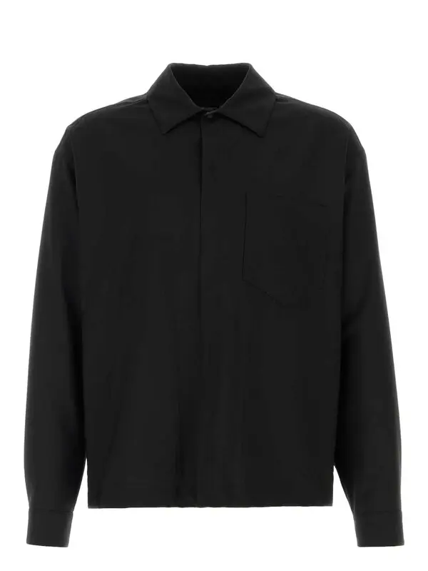 Herno Twill Shirt For - Black