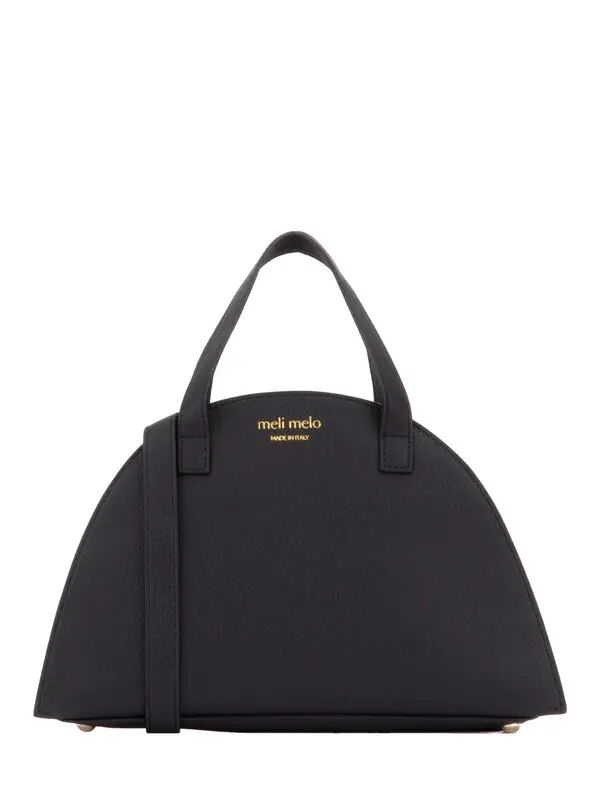 Meli Melo Leather Handbag - Black