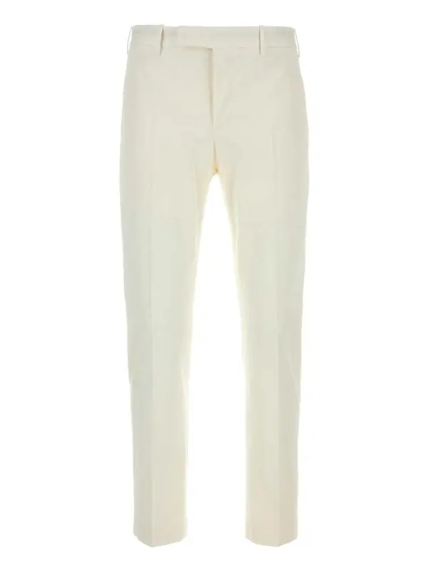 PT TORINO Stretch Cotton Pant - White