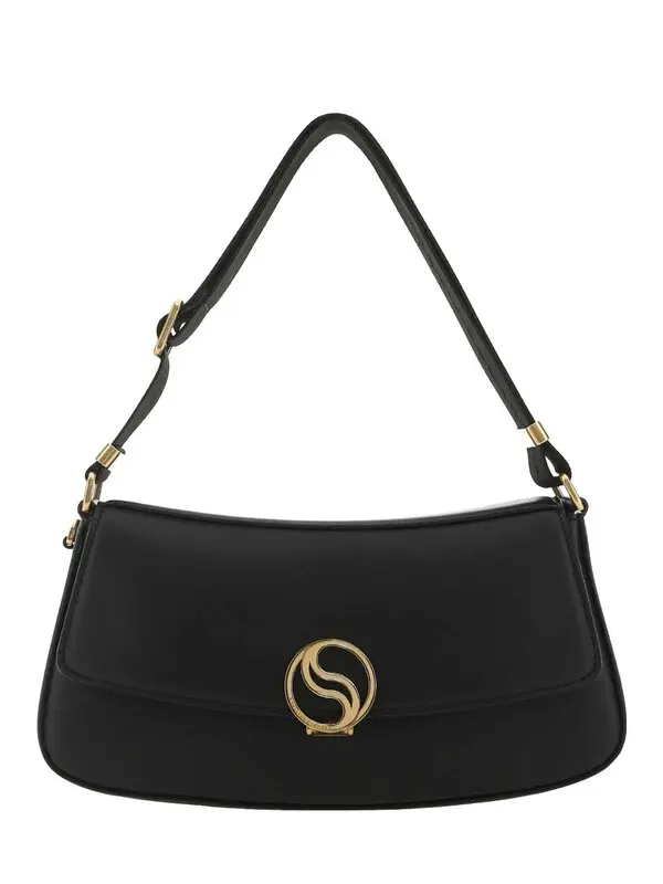 Stella McCartney Alter Mat Shoulder Handbag, 27cm X 13cm X 5cm - Black