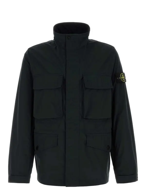 Stone Island Technical Polyester Jacket - Black