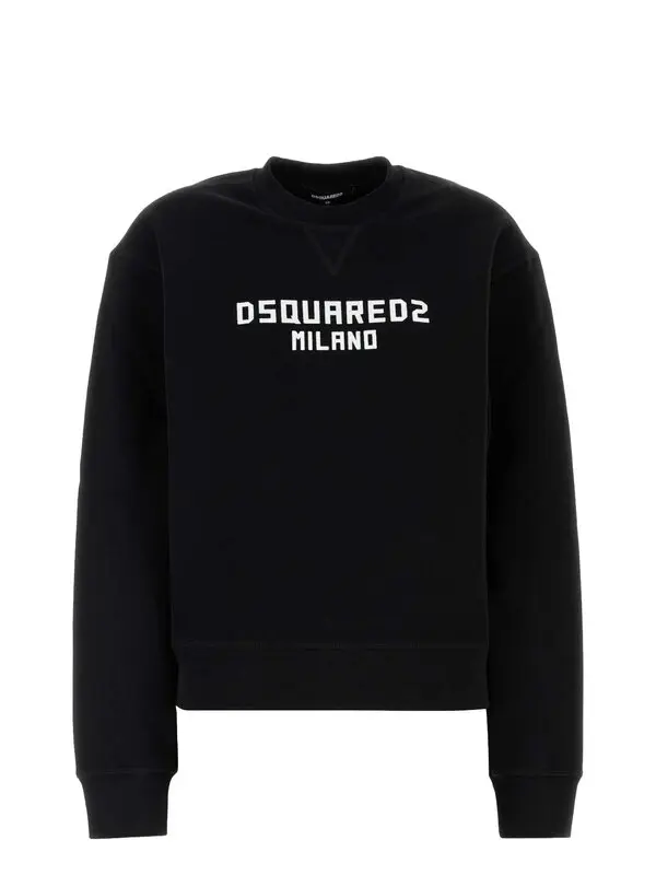 Dsquared2 Milano Cotton Sweatshirt - Black