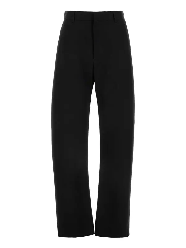Bottega Veneta Wool Twill Tailored Trousers - Black