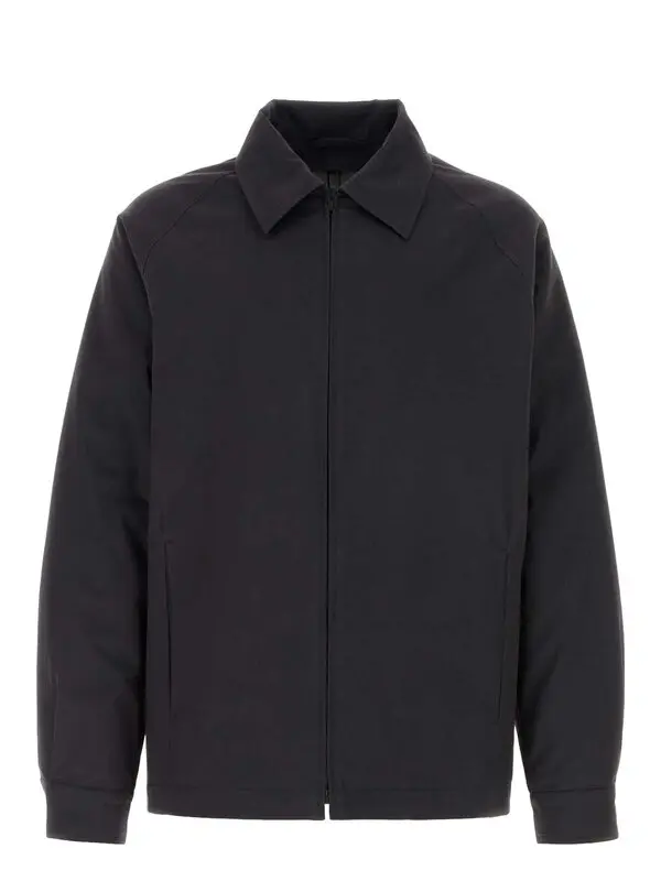 THE ROW Cotton-cashmere Stretch Pulp Jacket - Black