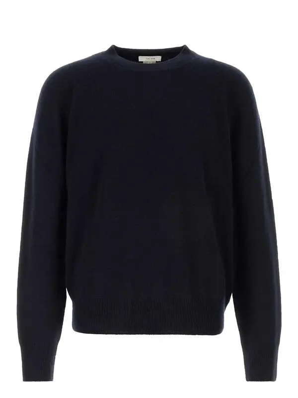 THE ROW 100% Cashmere Crewneck Sweater - Blue