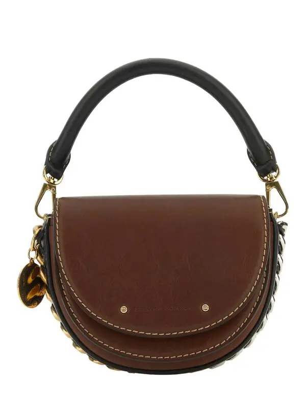 Stella McCartney Stitched Two-tone Mini Alter Mat Frayme Handbag - Multicoloured