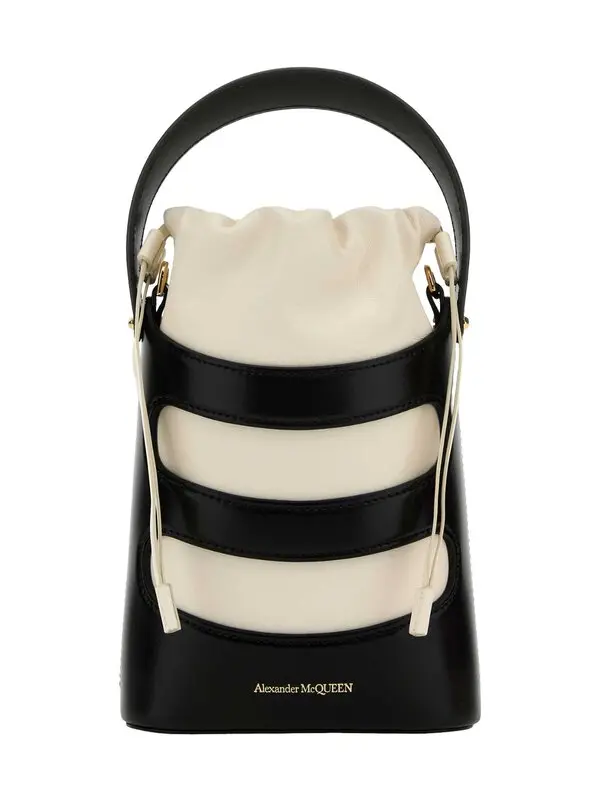 Alexander McQueen Two-tone Mini Bucket Handbag - Multicoloured