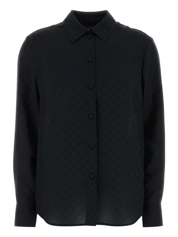 Gucci Silk Crepe Shirt - Black