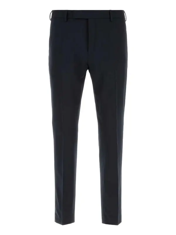 PT TORINO Stretch Wool Dress Pants - Blue