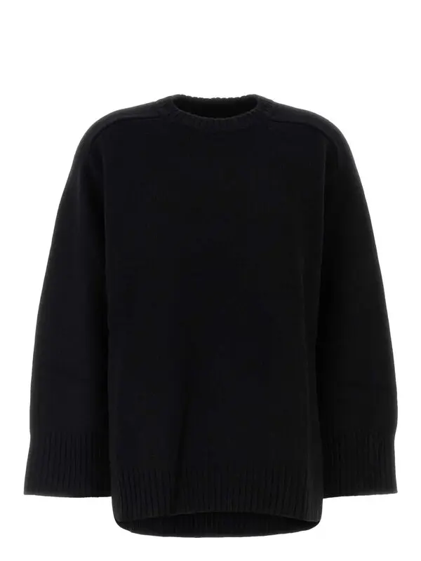 Loulou De Saison Oversize Wool-cashmere Sweater - Black