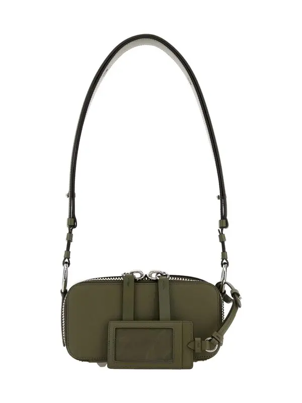 MAISON MARGIELA Leather Shoulder Handbag - Green