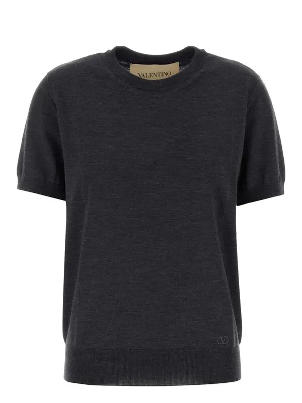 Valentino Garavani Virgin Wool Sweater - Grey