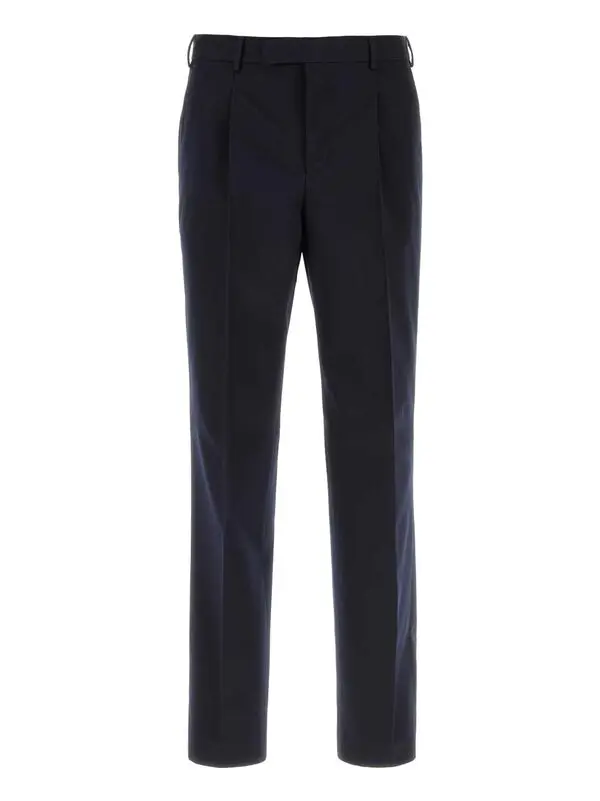 PT TORINO Midnight 100% Virgin Wool Pants - Blue