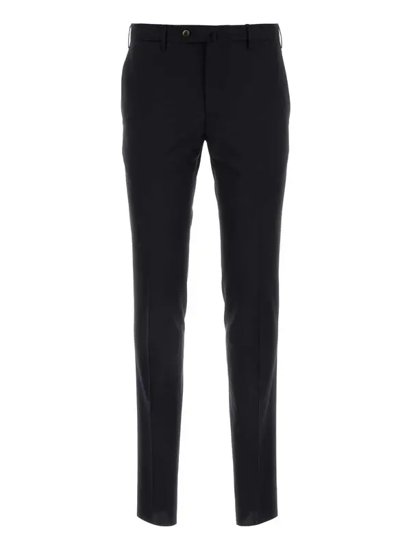PT TORINO Stretch Wool Pant With Modern Tailoring - Blue