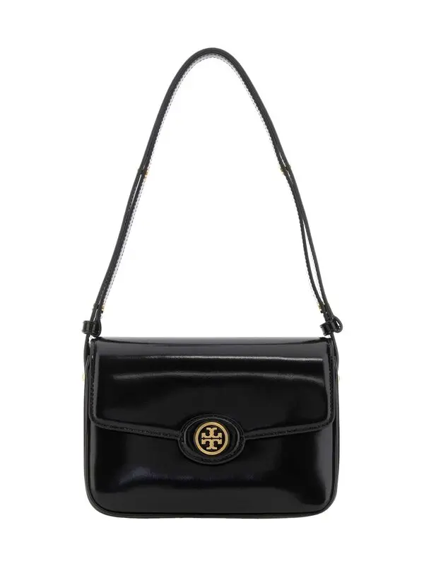 Tory Burch Robinson Shoulder Handbag - Black