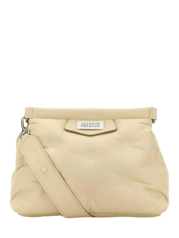 MAISON MARGIELA Mini Glam Slam Classique Crossbody Bag - White
