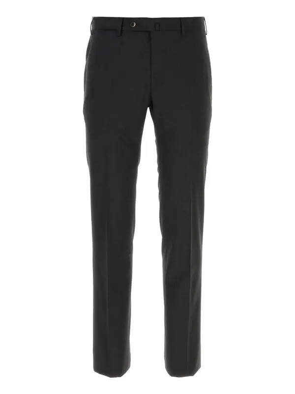 PT TORINO Slate Stretch Cotton Chino Pant - Black