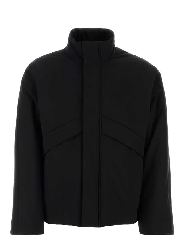 FERRAGAMO Quilted Padded Polyester Jacket - Black