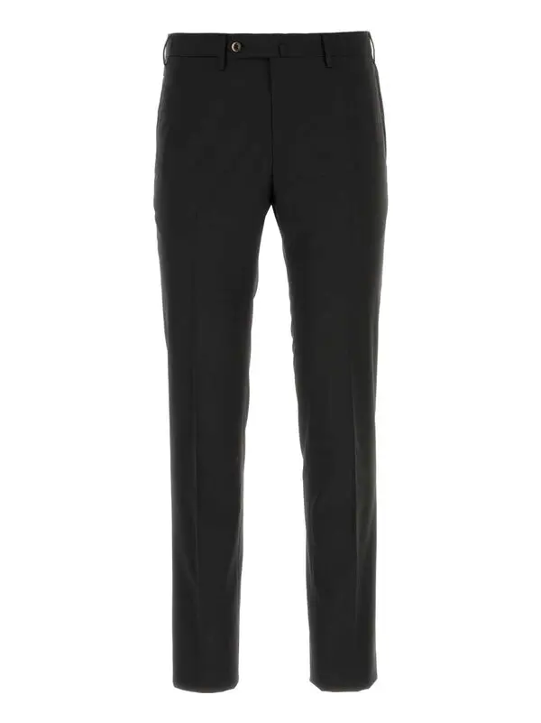 PT TORINO Stretch Cotton Chino Pant With Silk Touch - Black