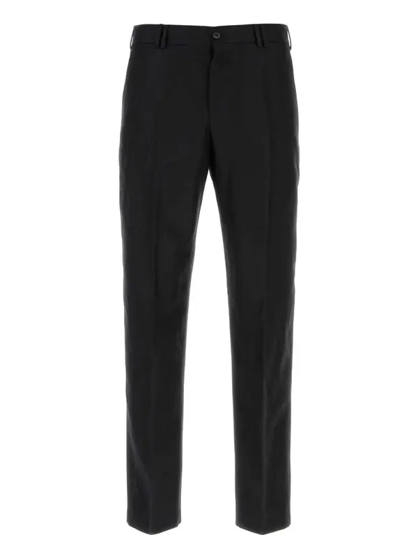 PT TORINO Michael Wool-linen Pants - Black