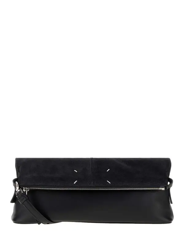 MAISON MARGIELA Leather 5ac Clutch - Black