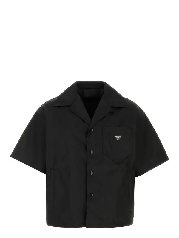 Prada Re-nylon Shirt - Black