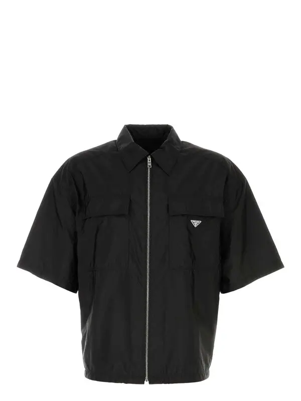 Prada Re-nylon Shirt - Black