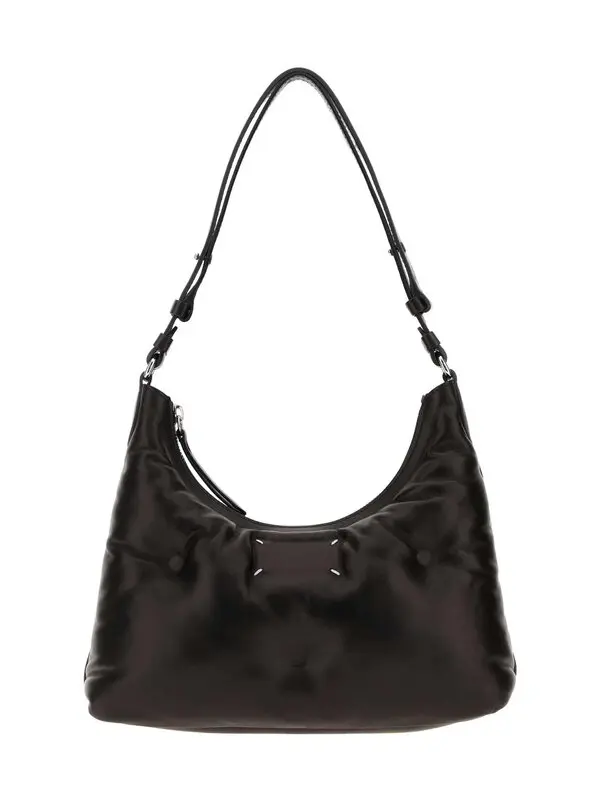 MAISON MARGIELA Small Ovine Leather Shoulder Handbag - Black