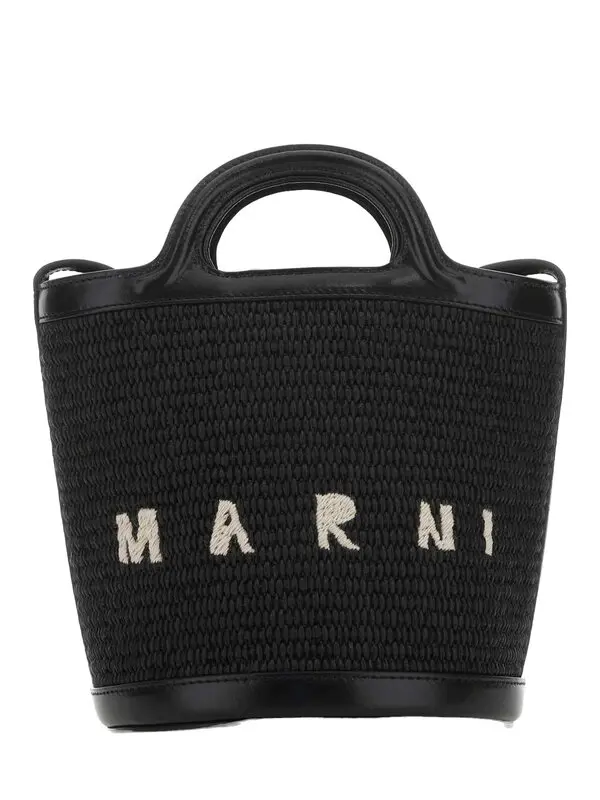 Marni Tropicalia Mini Bucket Bag - Black