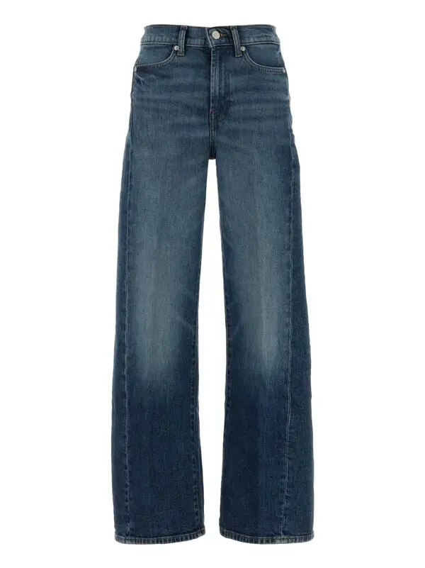 Seven For All Mankind Stretch Denim Lotta Jeans - Blue