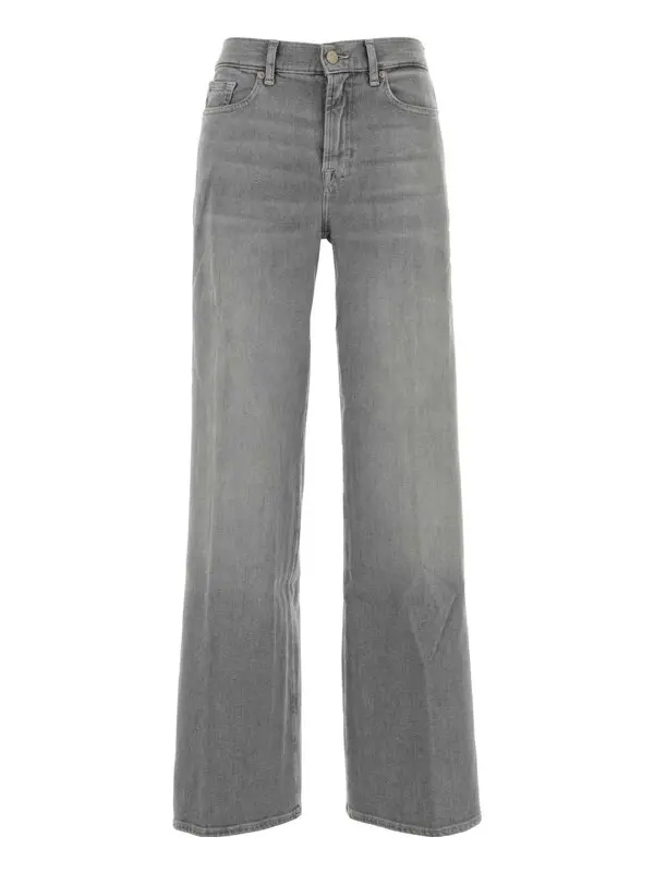 Seven For All Mankind Lotta Stretch Denim Jeans - Grey