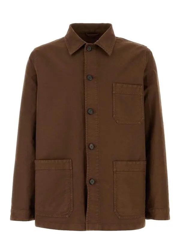 Prada Canvas Jacket - Brown