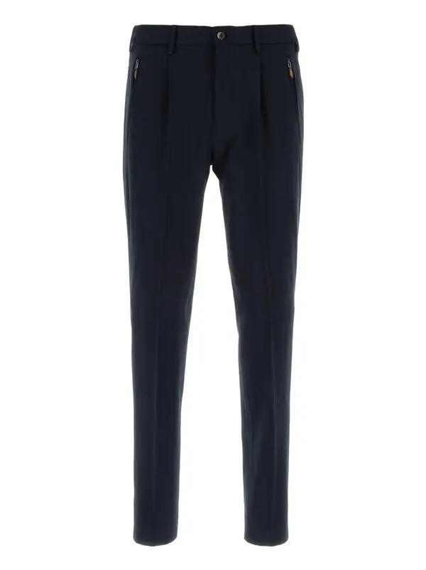 PT TORINO Stretch Viscose Blend Pant - Blue