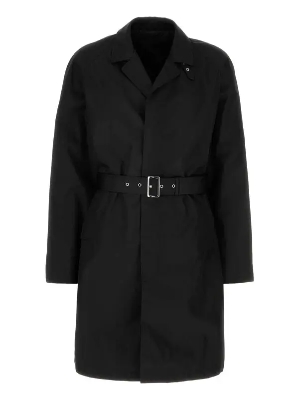 Prada Re-nylon Trench Jacket - Black