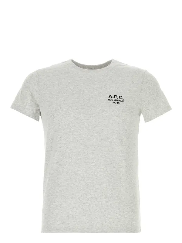 A.p.c. Melange Cotton T-shirt - Grey