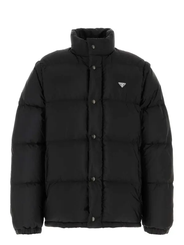 Prada Re-nylon Down Jacket - Black