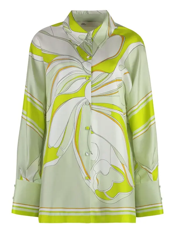 Tory Burch Silk Shirt - Green