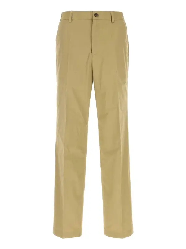 A.p.c. Dylan Cotton Straight Leg Trousers - Green
