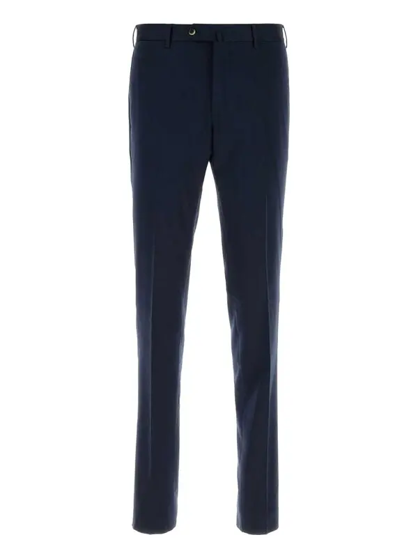 PT TORINO Cotton-silk Blend Pants For - Blue